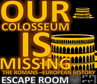 History ESCAPE ROOM: The Romans - 9 Challenges, Student Workbook ...