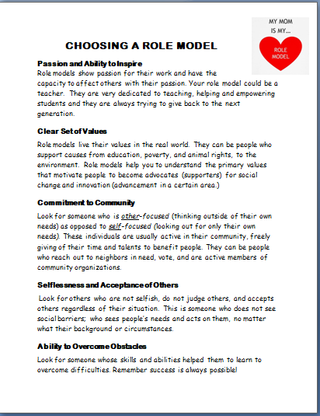 How to Choose A Role Model - Amped Up Learning