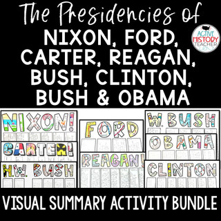 President Nixon Activities Bundle