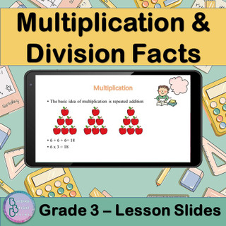 3rd Grade Math Spring Division Equal Groups in Google Slides EDITABLE ...