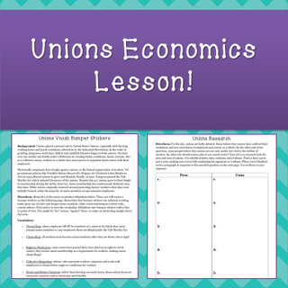 Unions Economics Lesson - Amped Up Learning