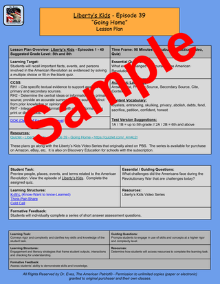 Liberty's Kids - Episode 4 - "Liberty or Death" - Amped Up Learning