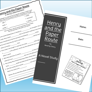 Henry and the Paper Route Novel Study