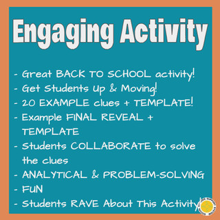 Meet the Teacher Mystery Game - Students Solve Clues to Learn More ...