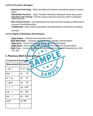 Pharmacy Technician Study Guide: Comprehensive Worksheets and Practice Test
