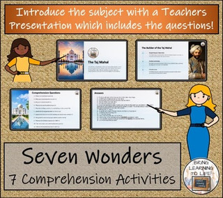 Seven Wonders of the World Close Reading Comprehension Bundle | 5th ...