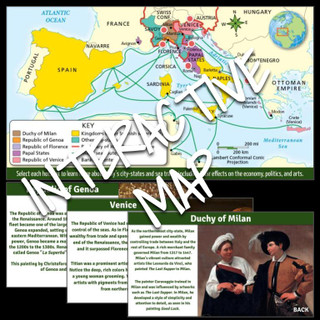 Interactive Map: Renaissance Italy's City-States - Amped Up Learning