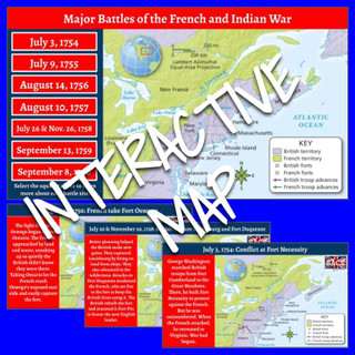Interactive Map: French and Indian War - Amped Up Learning