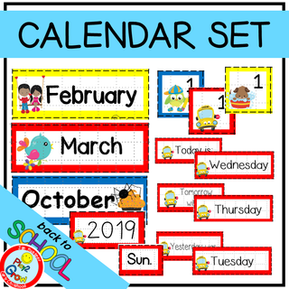 Calendar Set Non-Dated