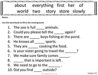 High Frequency Words Packet 2 - 2nd Grade - Amped Up Learning