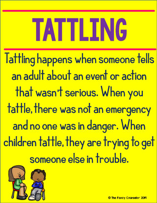 A Bad Case of Tattle Tongue by Julia Cook Book Companion LOW PREP ...
