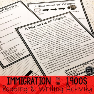 Immigration in the 1900s | Reading & Writing Activity - Amped Up Learning