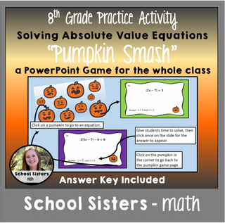 Absolute Value Equations Pumpkin Smash - Amped Up Learning