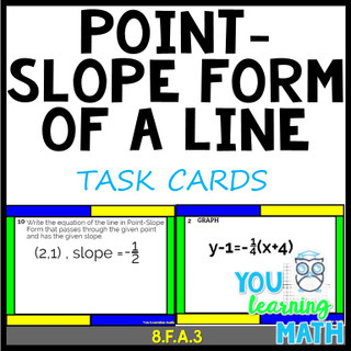 Trend Line Task Cards