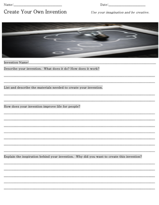Create Your Own Invention - Amped Up Learning