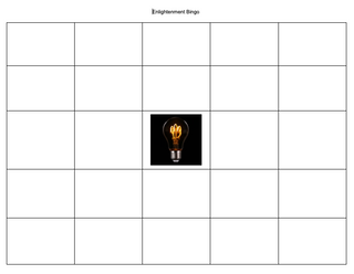 Age of Enlightenment Bingo - Amped Up Learning