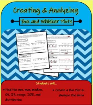 Create and Analyze Box & Whisker Plots - Amped Up Learning
