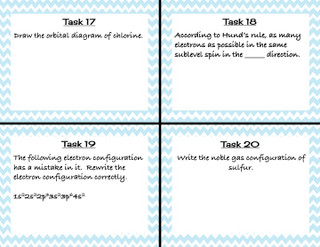 Atomic Model Task Cards - Amped Up Learning