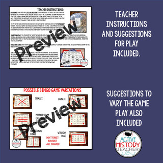 Civil War and Reconstruction Bingo - STAAR Review - Amped Up Learning