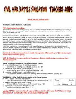 Civil War Simulation