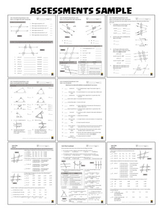 Parallel & Perpendicular Lines (Geometry - Unit 3)