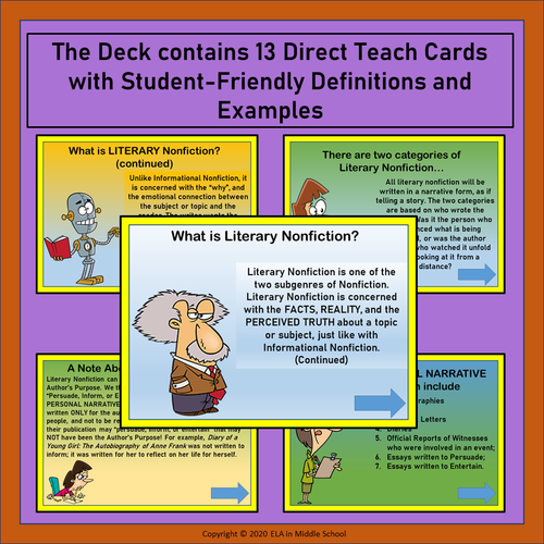 Literary Genres: The Prose and Poetry Bundle BOOM! Cards (TM)