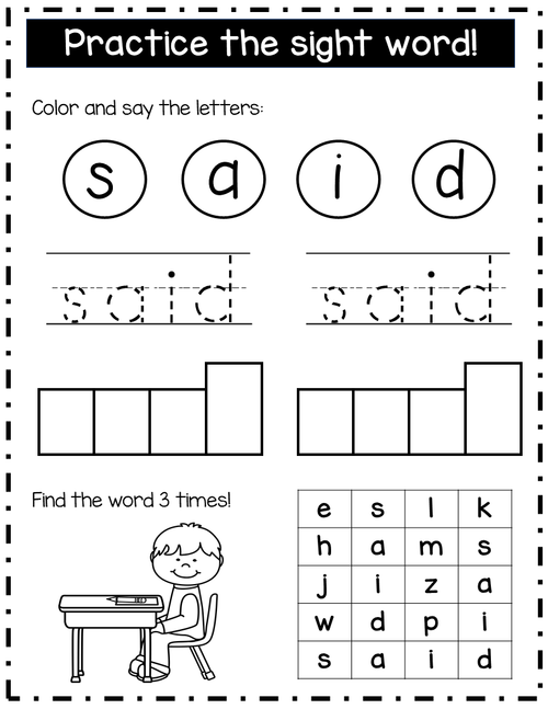 Advanced Sight Word List