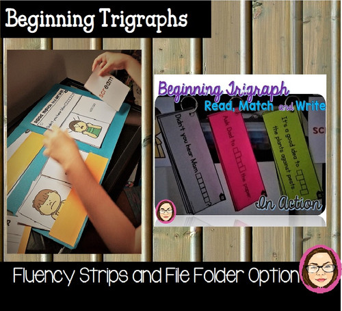 ENDING TRIGRAPHS: READ, WRITE AND MATCH/TYPE BOOM Cards™ and PRINT BUNDLE
