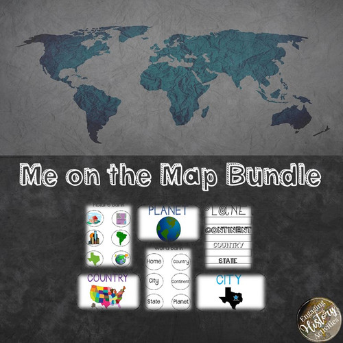 Me on the Map Activity Bundle - Amped Up Learning