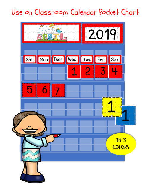 ALL YEAR CALENDAR SET AND LEARNING CENTER - Amped Up Learning