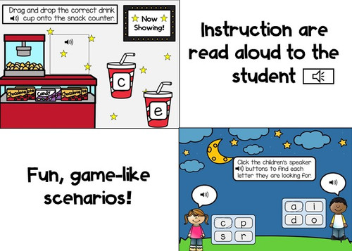 Uppercase Letters Digital Task Boom Cards - Amped Up Learning