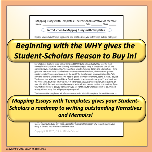 Mapping Essays with Templates: The Informational Essay Remote Ready ...