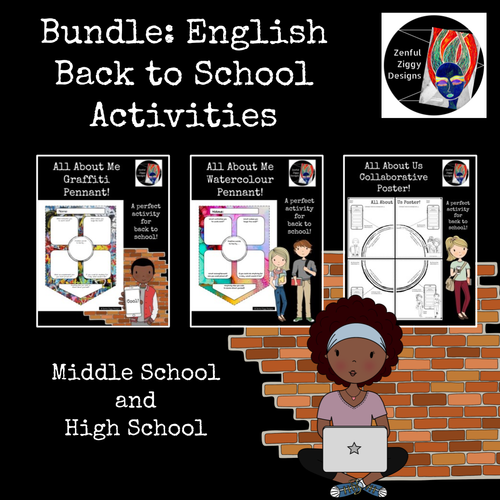 Back to School - 9 INTERACTIVE NOTEBOOK ACTIVITIES in ENGLISH - Amped ...