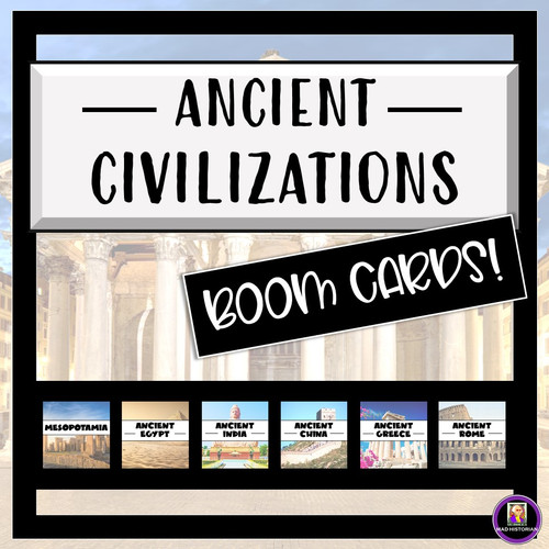 Ancient Civilizations BOOM CARDS Review Deck! - Amped Up Learning