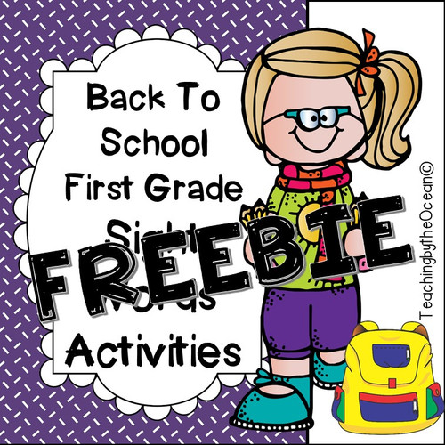 First Grade Sight Words Worksheets FREEBIE - Spring Themed - Amped Up ...