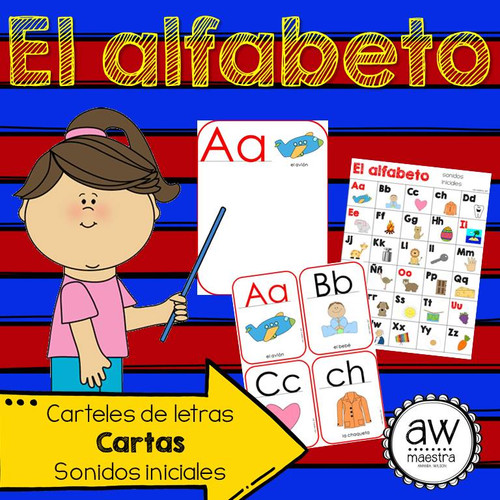 SPANISH ALPHABET - Worksheets - FREE SAMPLES (Alfabeto Español) - #0 ...