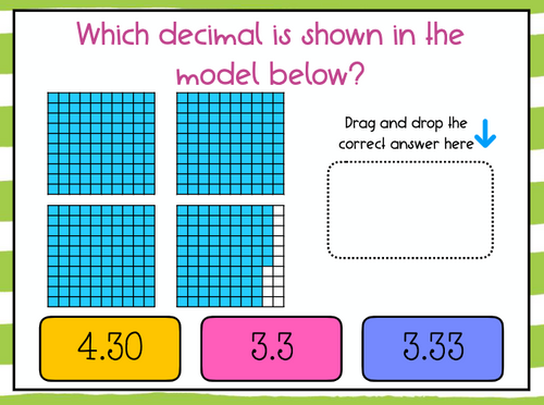 5th Grade Rounding Decimals Digital Boom Cards for Distance Learning