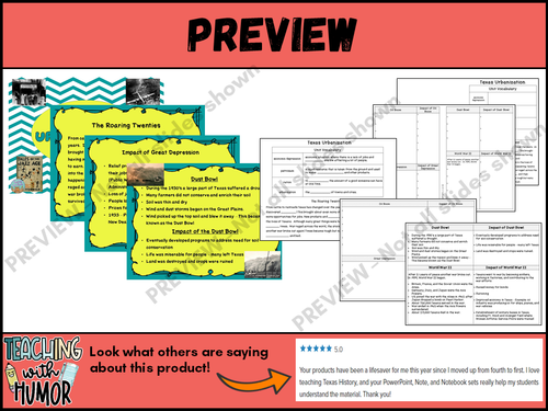 Early 20th Century in Texas Bundle - Amped Up Learning