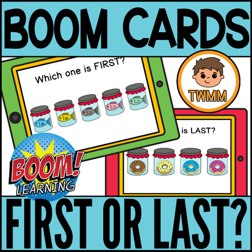 First or Last? l Comparing Positions l Basic Concepts Math Boom Cards