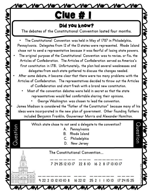 Delegates at the Constitutional Convention: Superlatives Awards Fair ...