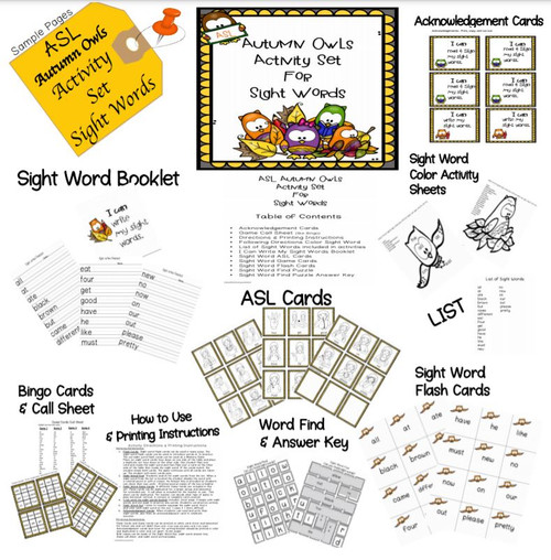 ASL Fall Numbers Games & Printables Bundle - Amped Up Learning