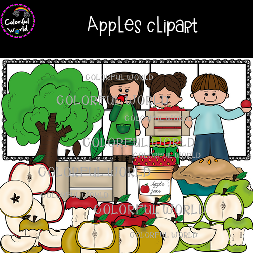 Apples clipart - Amped Up Learning