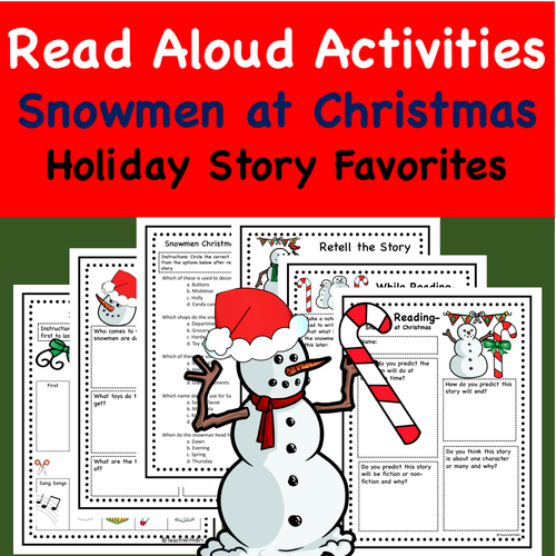 Snowmen at Christmas Read Aloud Activities