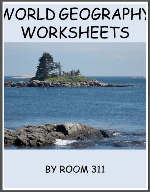 World Geography Worksheets - Amped Up Learning