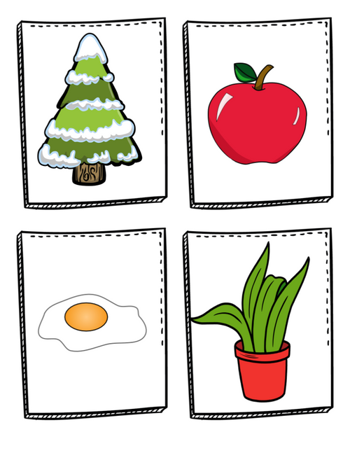Phonological Awareness Picture Cards for Two-Syllable NON-Compound Words