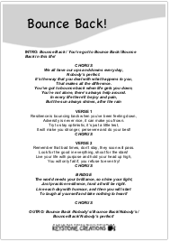 'BOUNCE BACK!' (Grades 3-7) ~ Curriculum Song Video