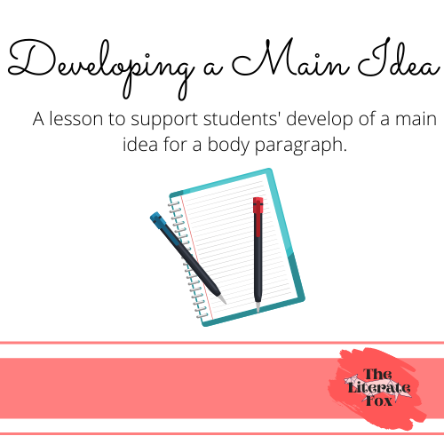 Main Idea Lessons Freebie - Amped Up Learning