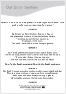 'OUR SOLAR SYSTEM' (Grades 3-7) ~ Curriculum Song Video