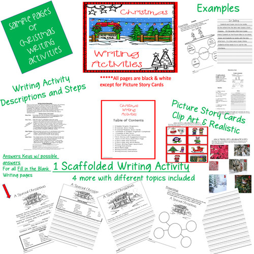 Writing Poetry Christmas WInter Theme