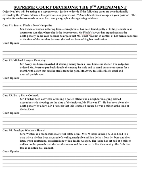 The 6th Amendment Unit - Amped Up Learning